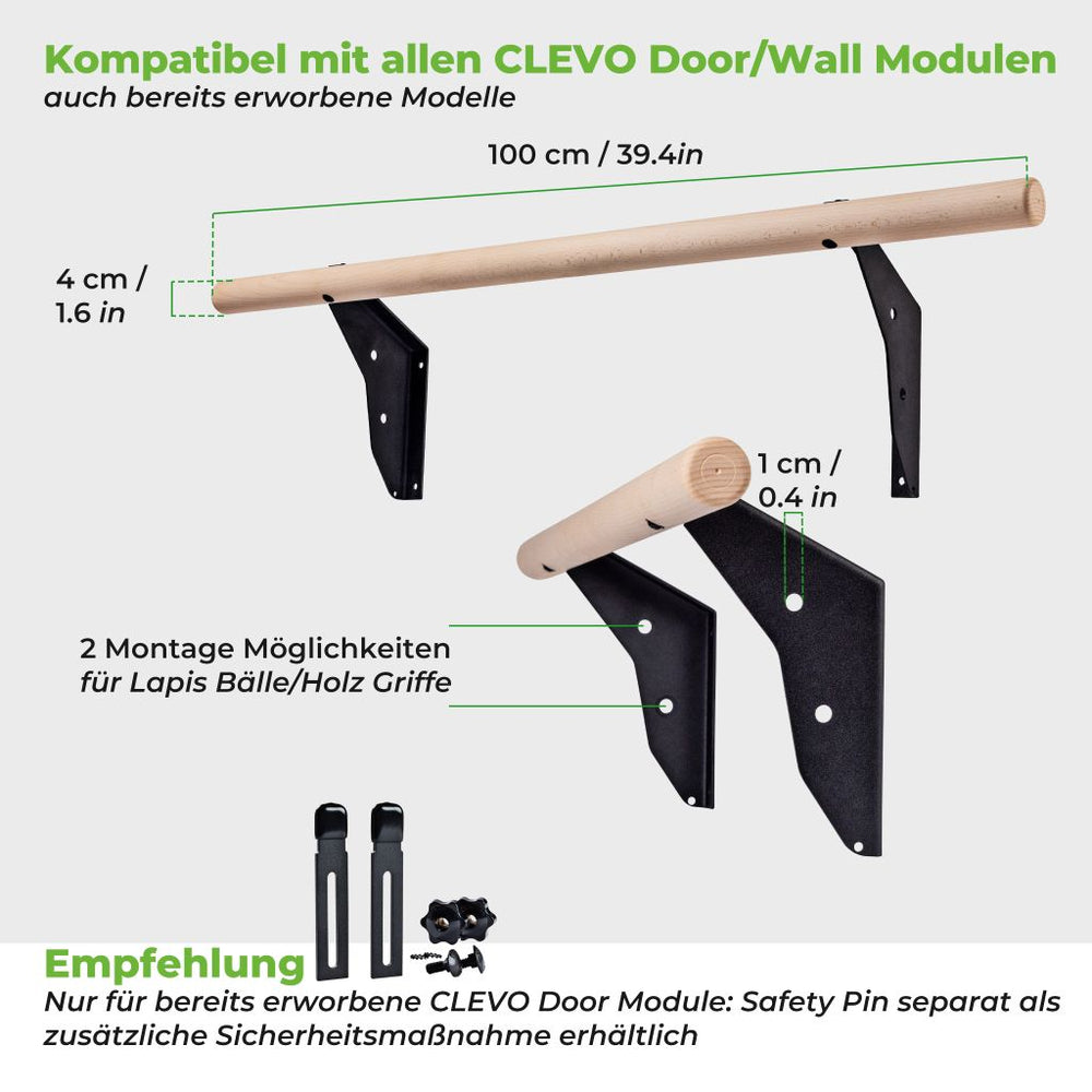 CLEVO Door/Wall high pull-up bar for climbers