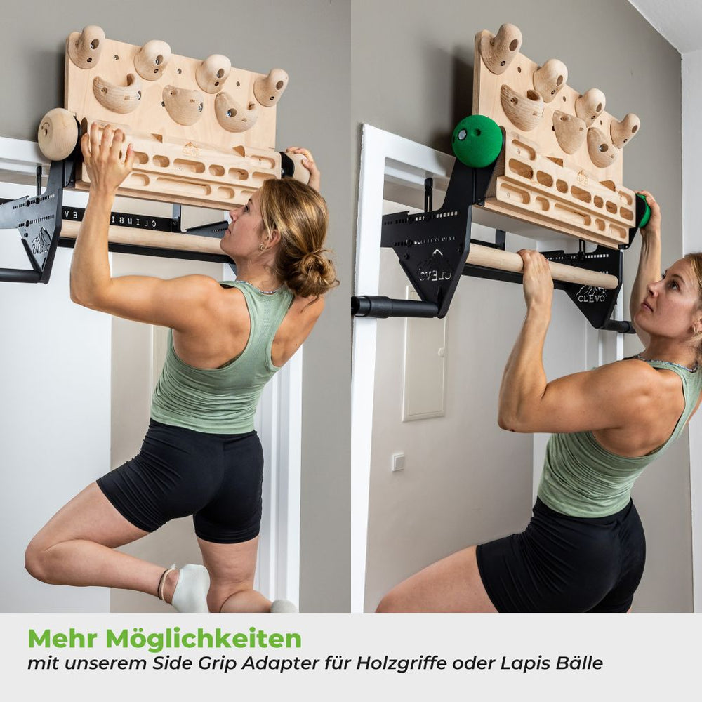 CLEVO Door Pro Board - Wooden board for hangboard and climbing holds