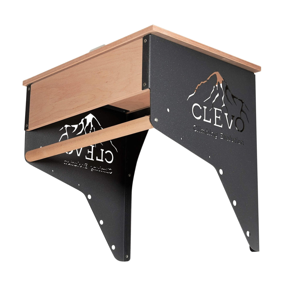 Clevo Wall: Climbing wall for the home incl. hangboard + storage