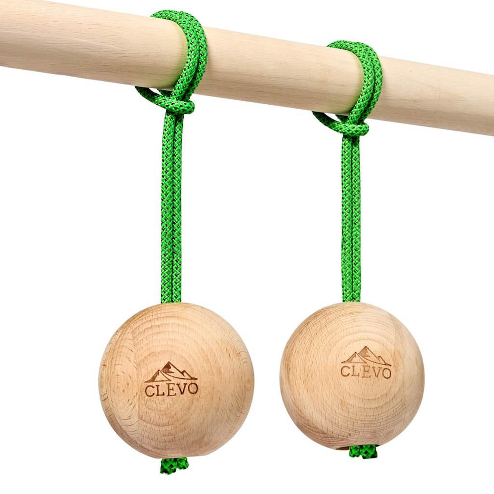CLEVO Hangball wooden climbing balls for more grip strength