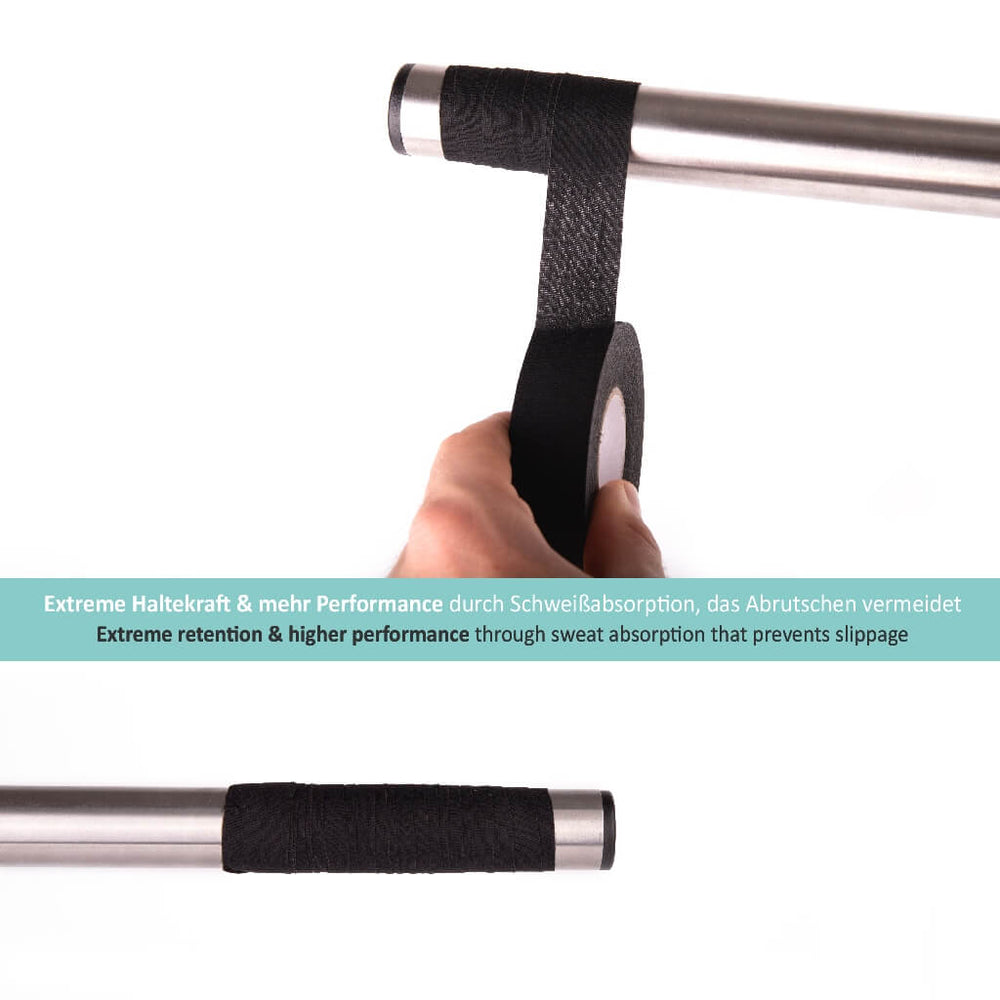 Sport grip tape for pull-up bar, golf, tennis and field hockey sticks