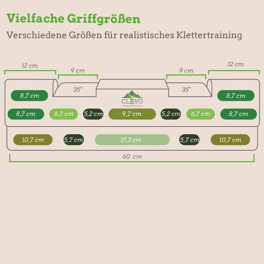 Clevo Trainingboard - Planche d'escalade parfaite pour les débutants en ...